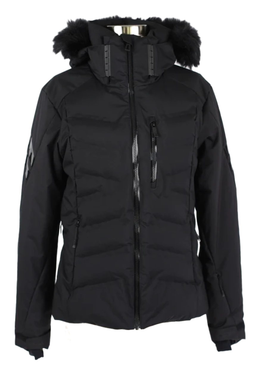 Rossignol Short Puffer Coat-Black